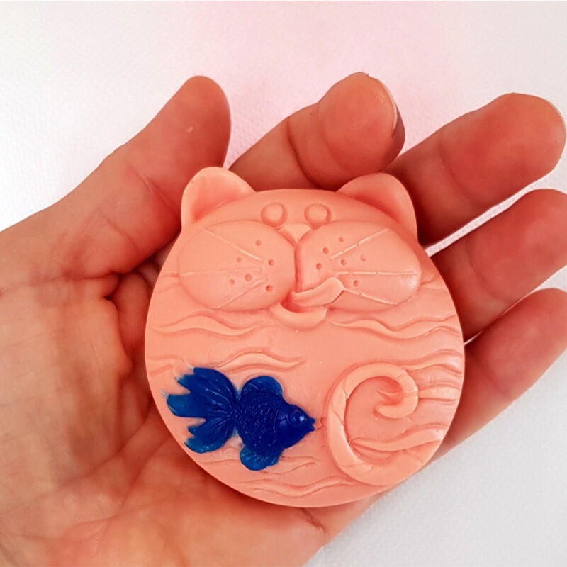 Sapun handmade cu glicerina Pisicuta in mare ~ Mandarine si Condimente ...